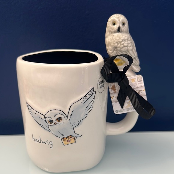 Rae Dunn | Kitchen | Nwt Rae Dunn And Harry Potter Hedwig Mug | Poshmark